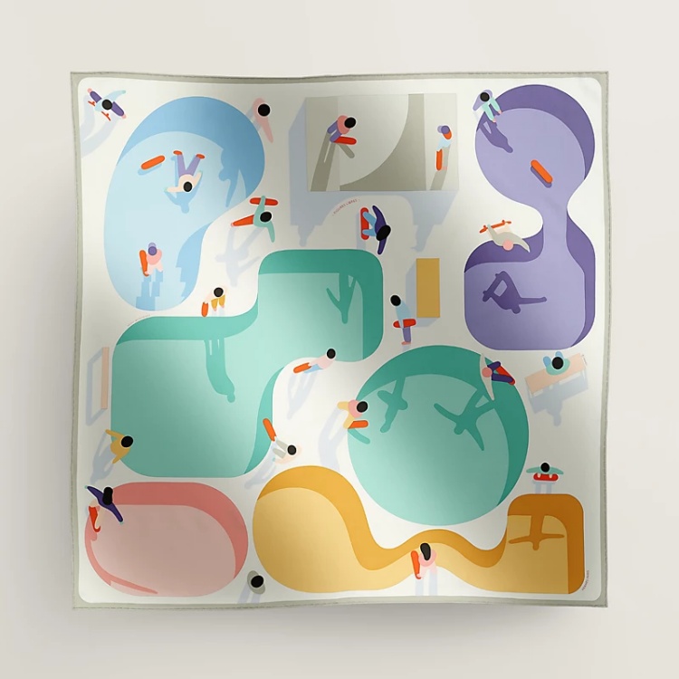 2024愛馬仕10款絲巾推薦！真絲方巾摩登經典、藝術家繪圖，還有圖案背後故事...精彩亮點一次看 | Bella.tw儂儂